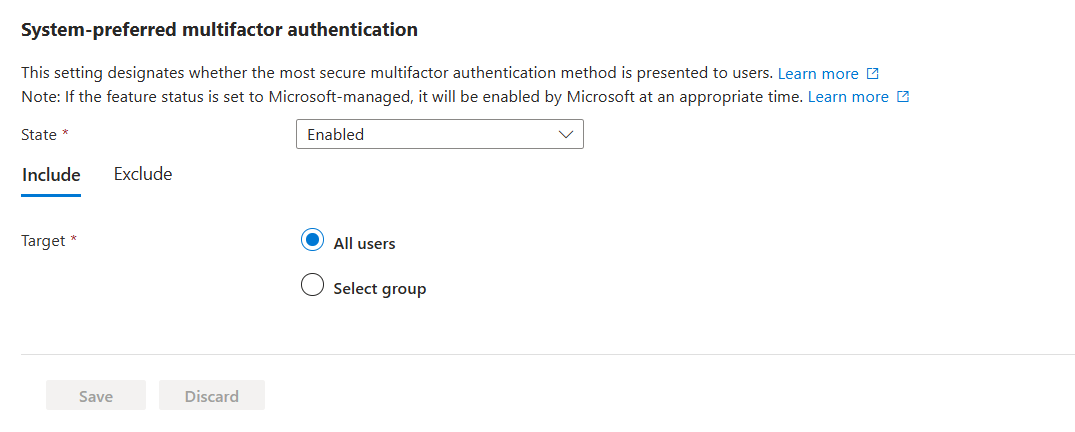 Fix “Unable to save the changes” error in System-preferred MFA - EntraLab Fix “Unable to save the changes” error in System-preferred MFA - EntraLab